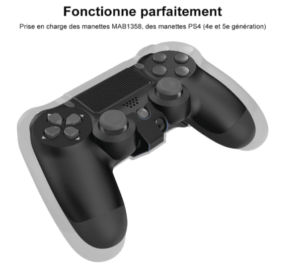 Manette PS4 avec Palettes - Jeu Compétitif Personnalisé