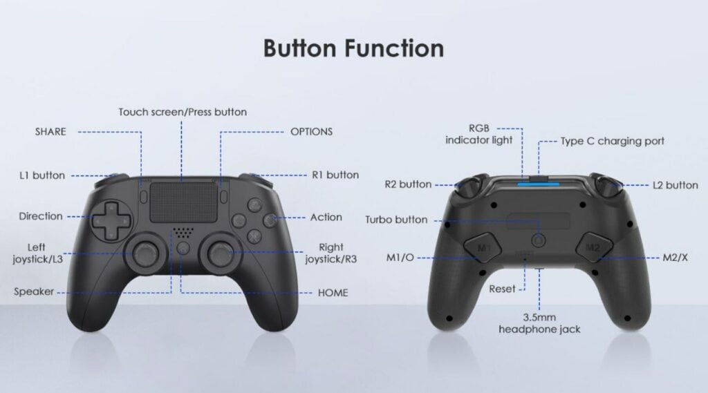 Manette PS5 Palettes - 2 Touches Personnalisables - Mode Rapid Fire ...